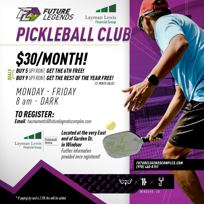 Pickleball - Future Legends Sports Complex