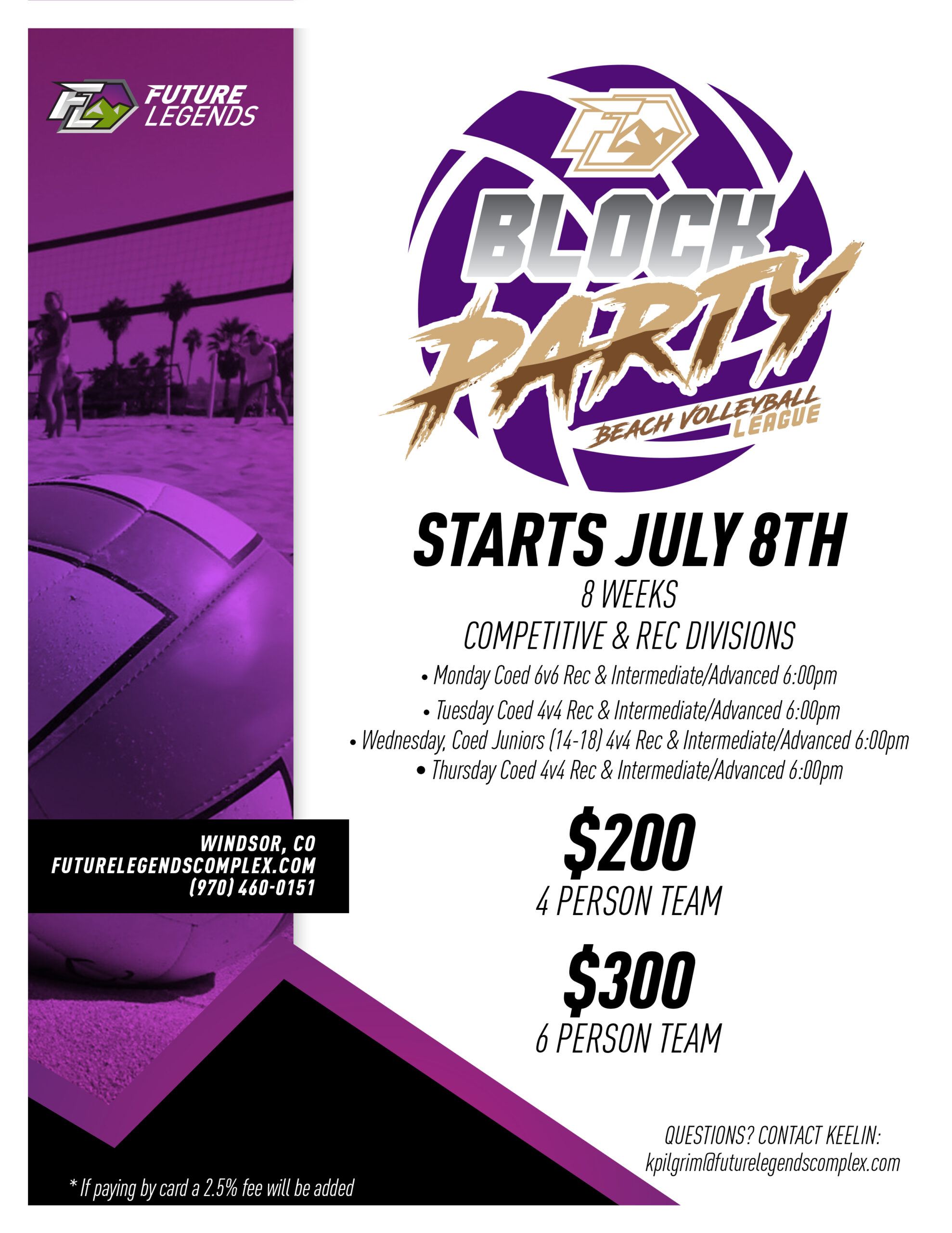 Beach Volleyball - Future Legends Sports Complex