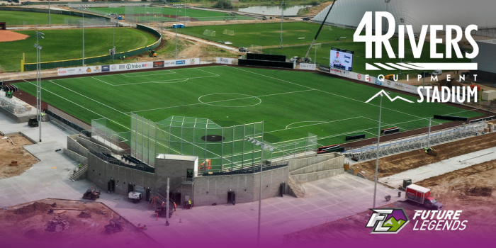 Former Future Legends Field now named 4Rivers Equipment Stadium ...